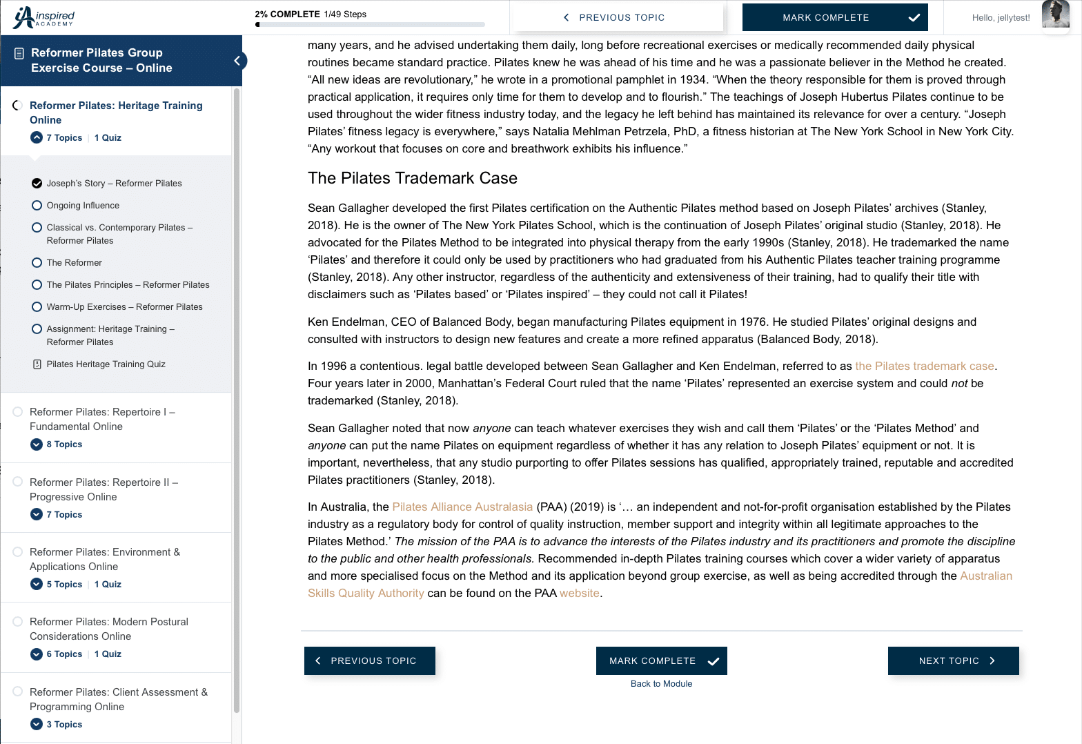 Navigating Your Online Learning Platform - Inspired Academy Navigating Your Online Learning Platform - Inspired Academy